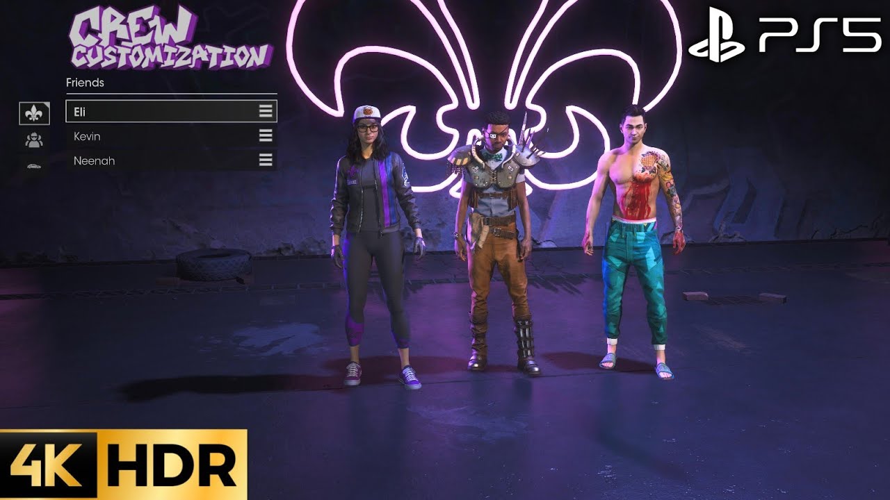 HQ & Crew Customization SAINTS ROW Crew Customization |PS5 Saints Row 5 ...