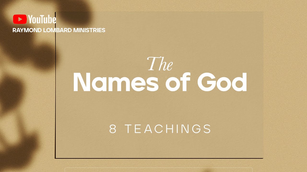 The Names of God - 1. Introduction to the Names of God. - YouTube