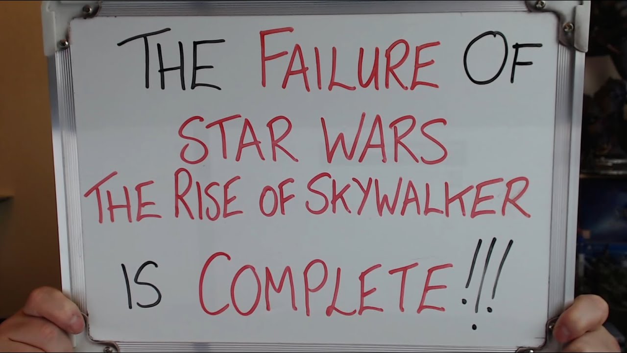 The FAILURE of Star Wars: The Rise of Skywalker is COMPLETE!! - YouTube