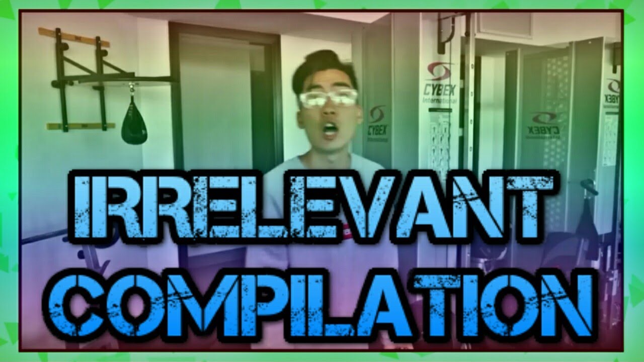 RICEGUM SAYING "IRRELEVANT" COMPILATION - YouTube