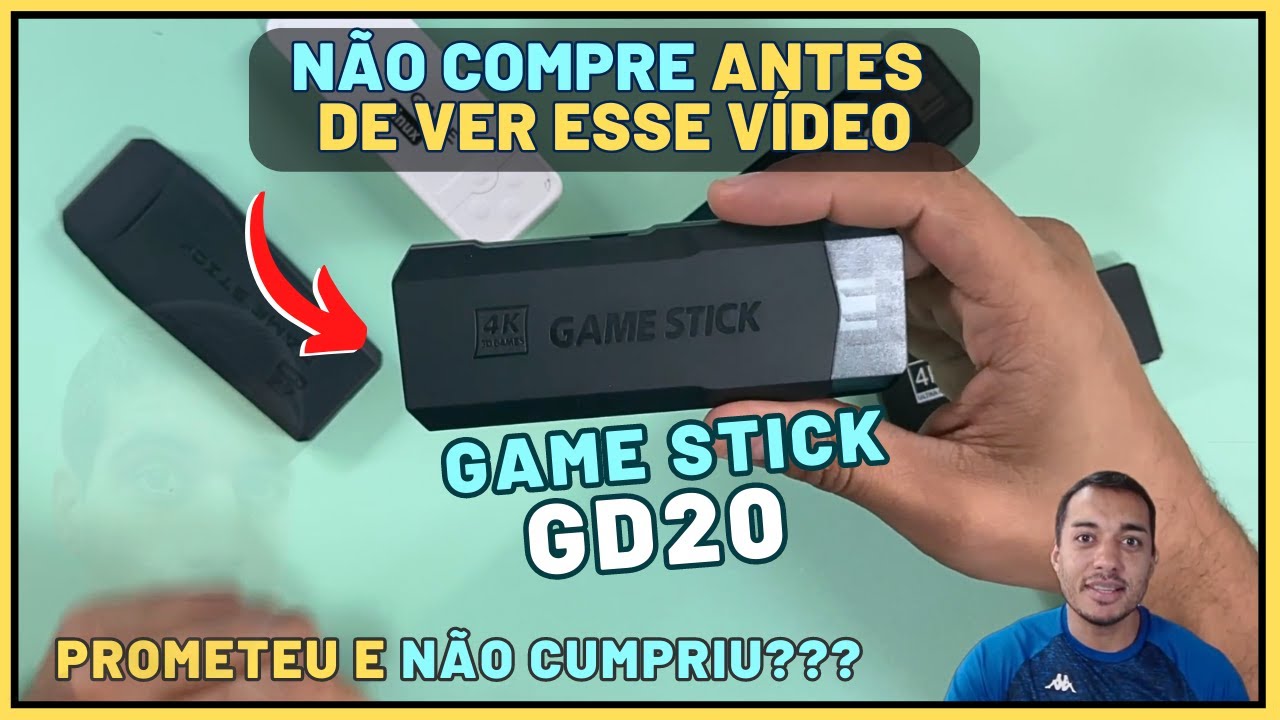 REVIEW SINCERO DO GAME STICK GD20 VS GAME STICK Y6 E GD10 - YouTube