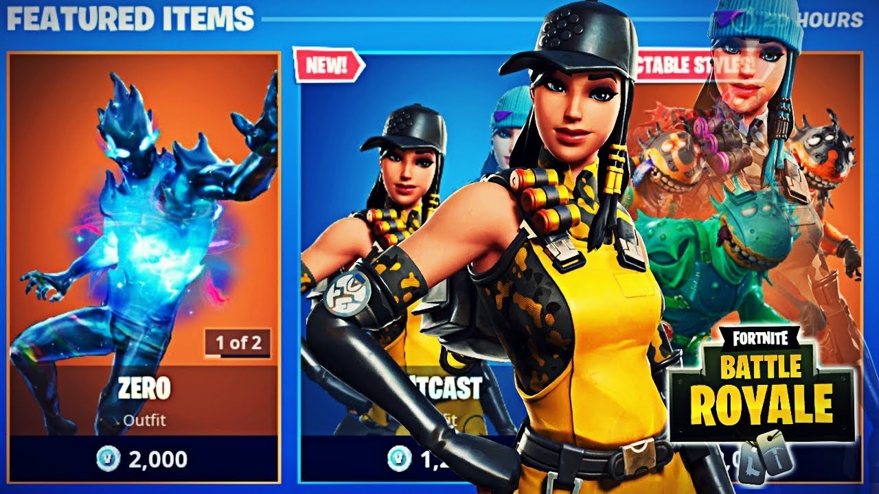 NEW OUTCAST SKIN + HEAVY HOOKS PICKAXE NEW FORTNITE ITEM SHOP - YouTube