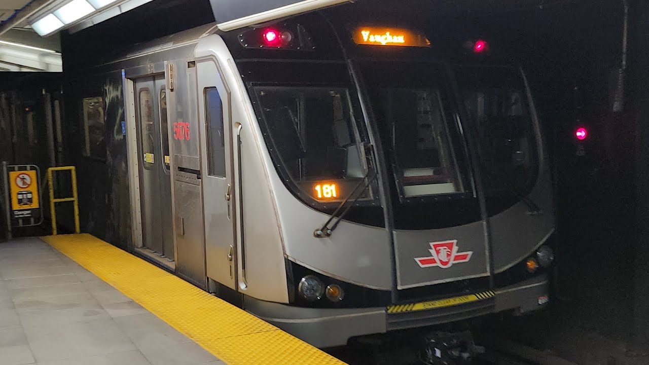 TTC 181 (Toronto Rocket) - 5671-5676 Departing Union - YouTube