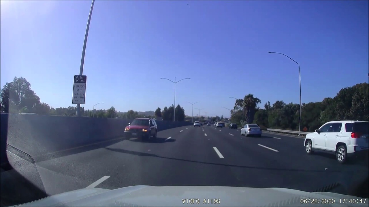 Near Head on at 80mph on Northbound 680 Freeway 6/28/2020 - YouTube