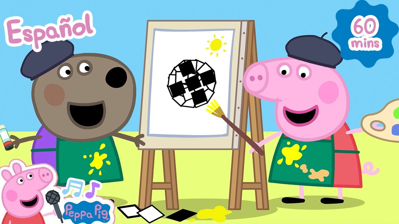 Baa Baa Oveja Negra | Peppa Pig Spanish | Spanish Nursery Rhymes ...