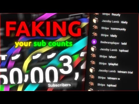 Top 50 Faking Sub Count Live. 🏆📊📈 - YouTube