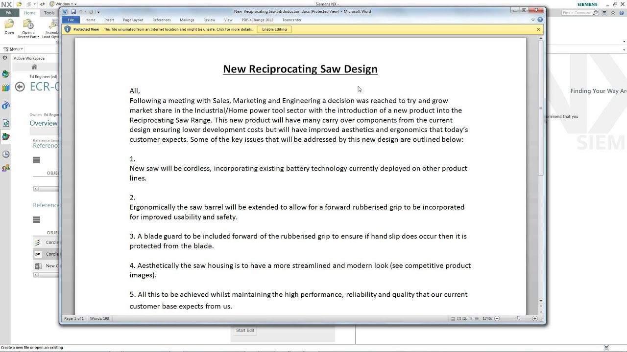 NX10 - Active Workspace in NX - YouTube