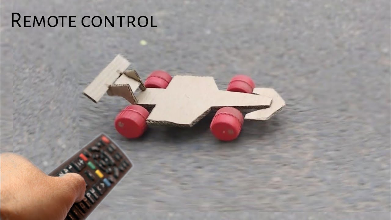 How To Make Simple RC Car || Diy Simple Formula-1 rc car || The Maker ...