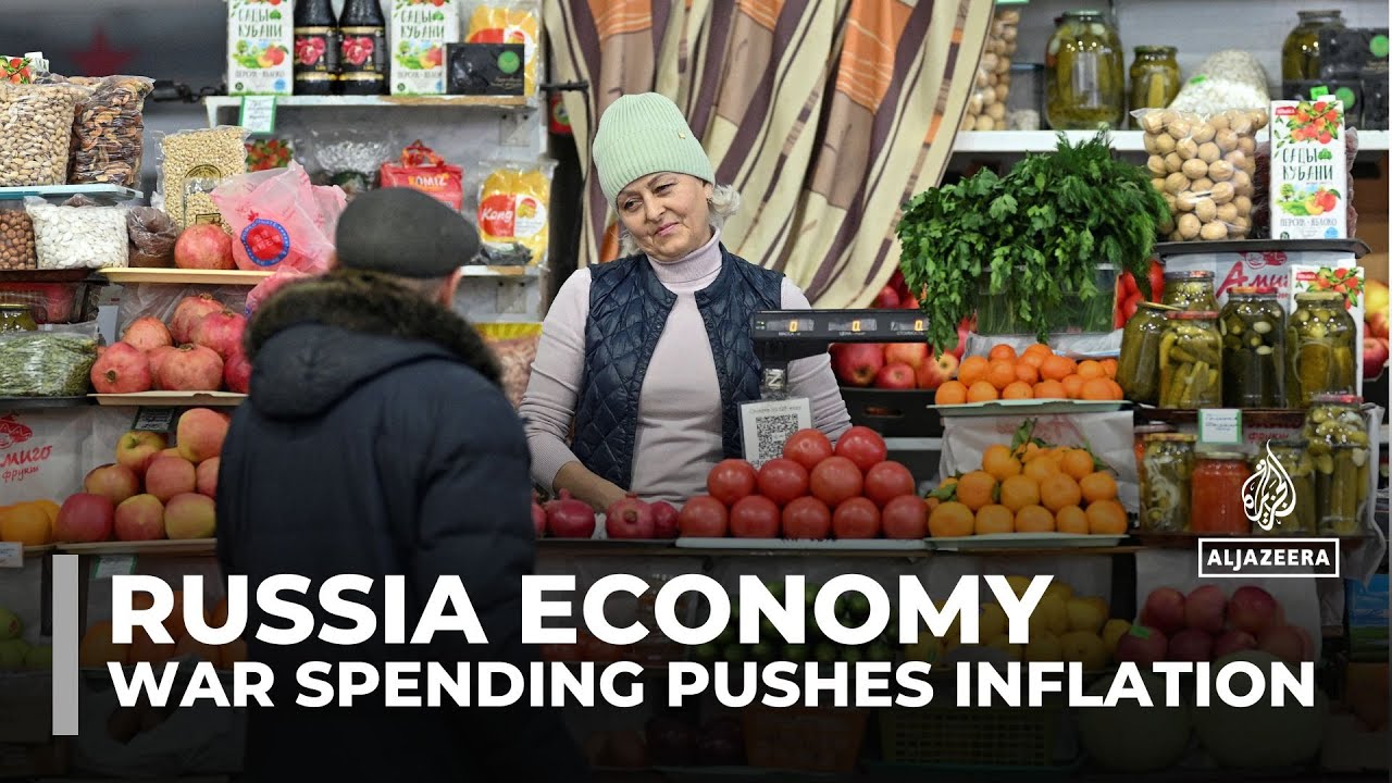 Russia faces economic turmoil as war spending drives food prices up ...