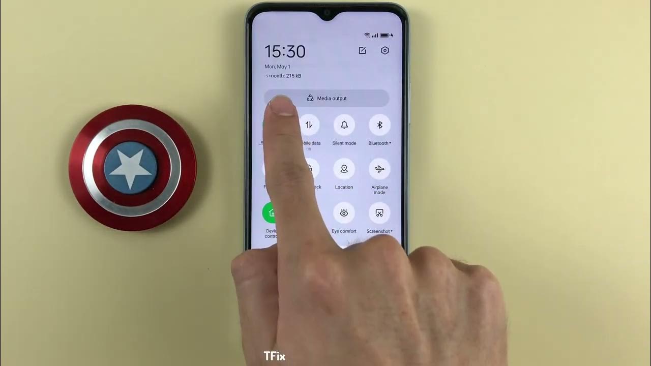 How to enable/disable Data Usage in notification drawer on OPPO A17 Android 12 - YouTube