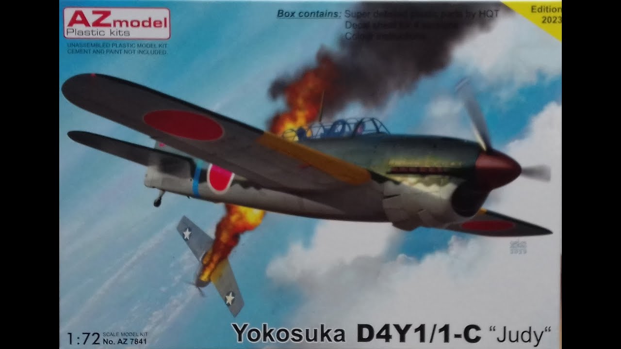 WHATS IN THE BOX? AZ MODEL 7841 1/72 YOKOSUKA D4Y1/1-C JUDY. LAND OF ...