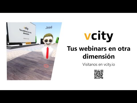 Crea y monetiza tus webinar con vcity | Webinars interactivos y en otra dimensión - YouTube