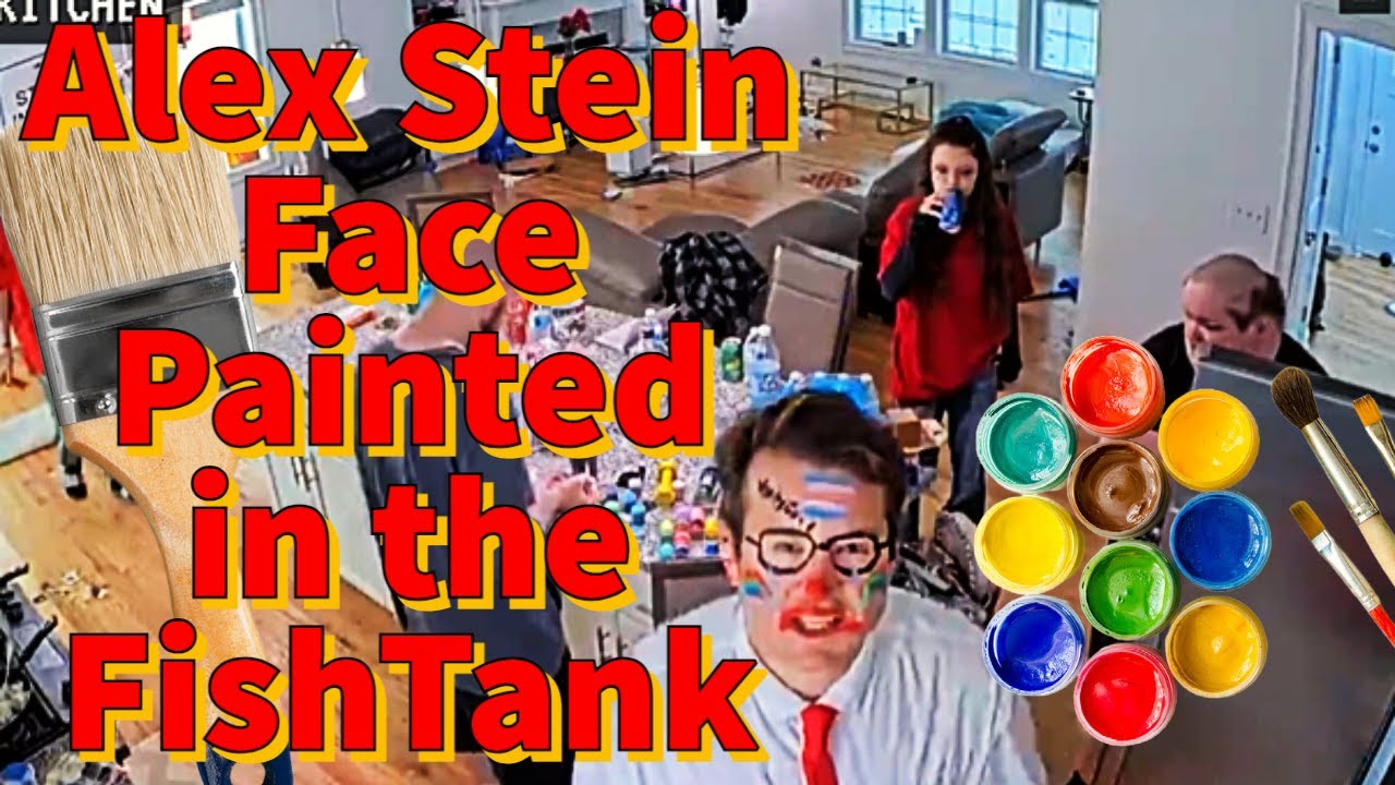 Alex Stein Face Painted in the FishTank - YouTube