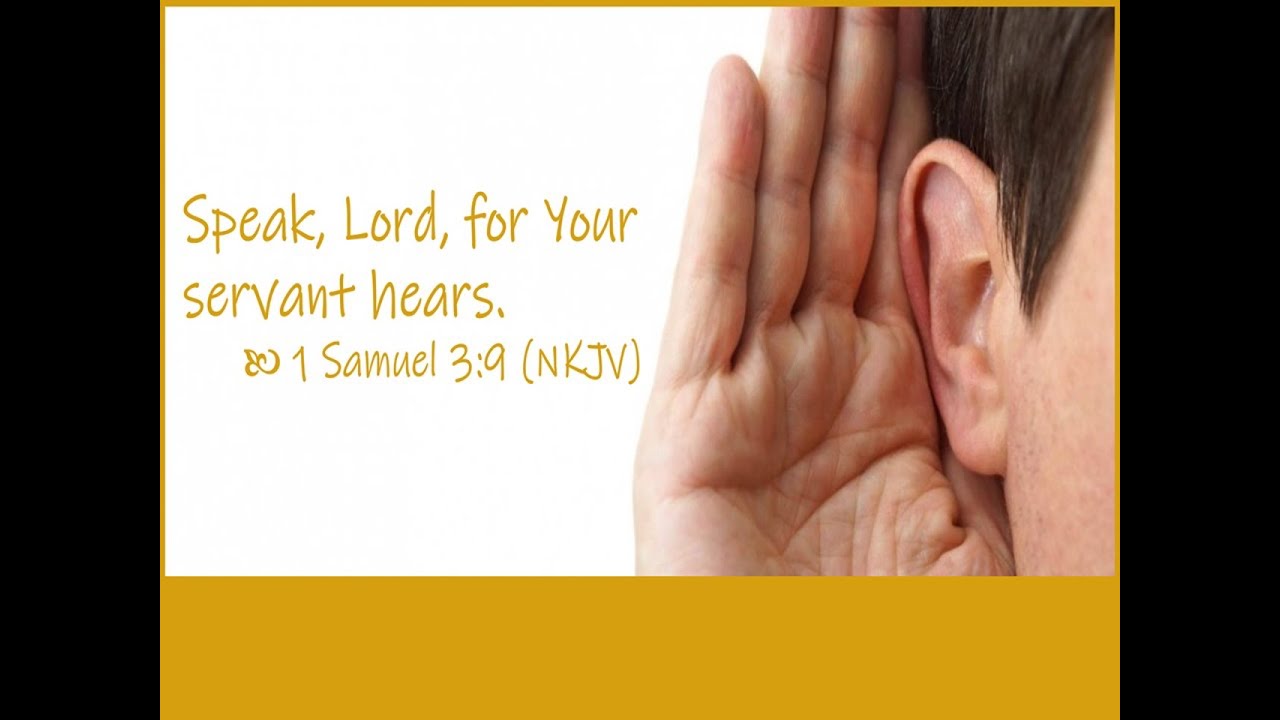 July 25 Worship_Speak Lord For Your Servant Hears - Wayne Cornwell ...