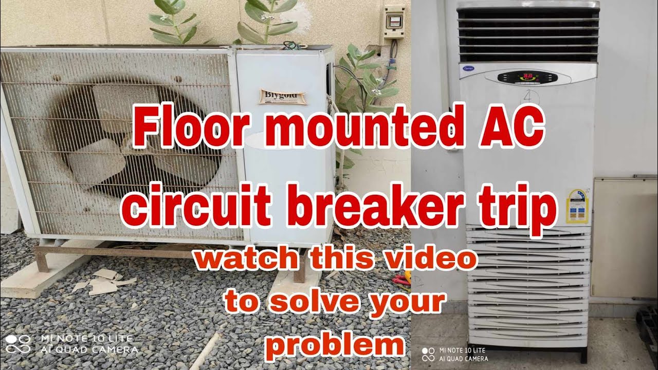 How to fix split type AC, breaker trip due to defective fan and ...