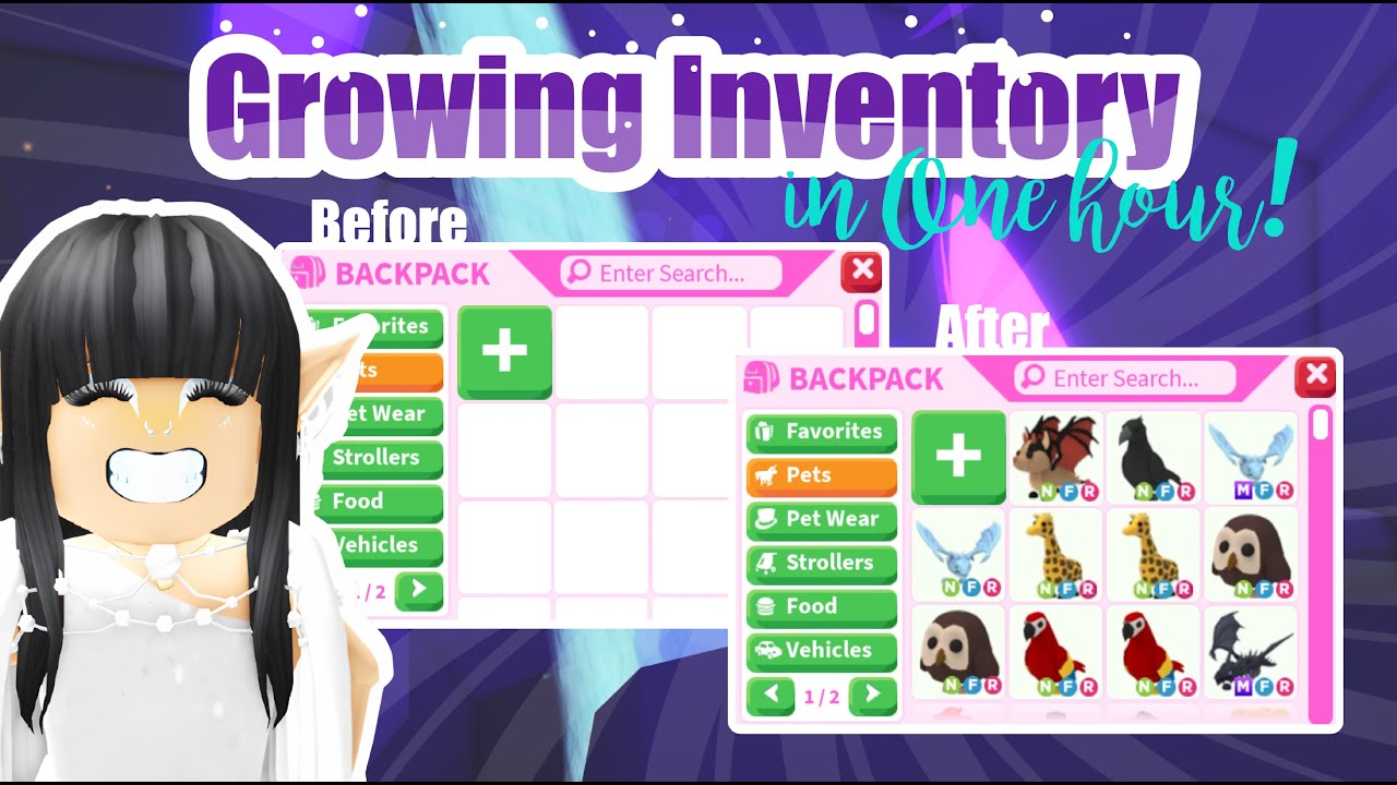 ☘️ GROWING MY INVENTORY IN ONE HOUR! ☘️😱 I GOT LEGENDARY PET! 😍💅 ...