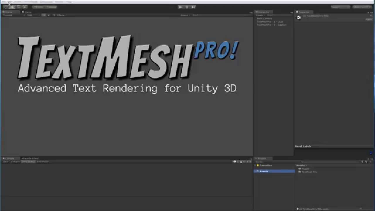 Textmesh Pro Adding New Text Object To Scene Youtube