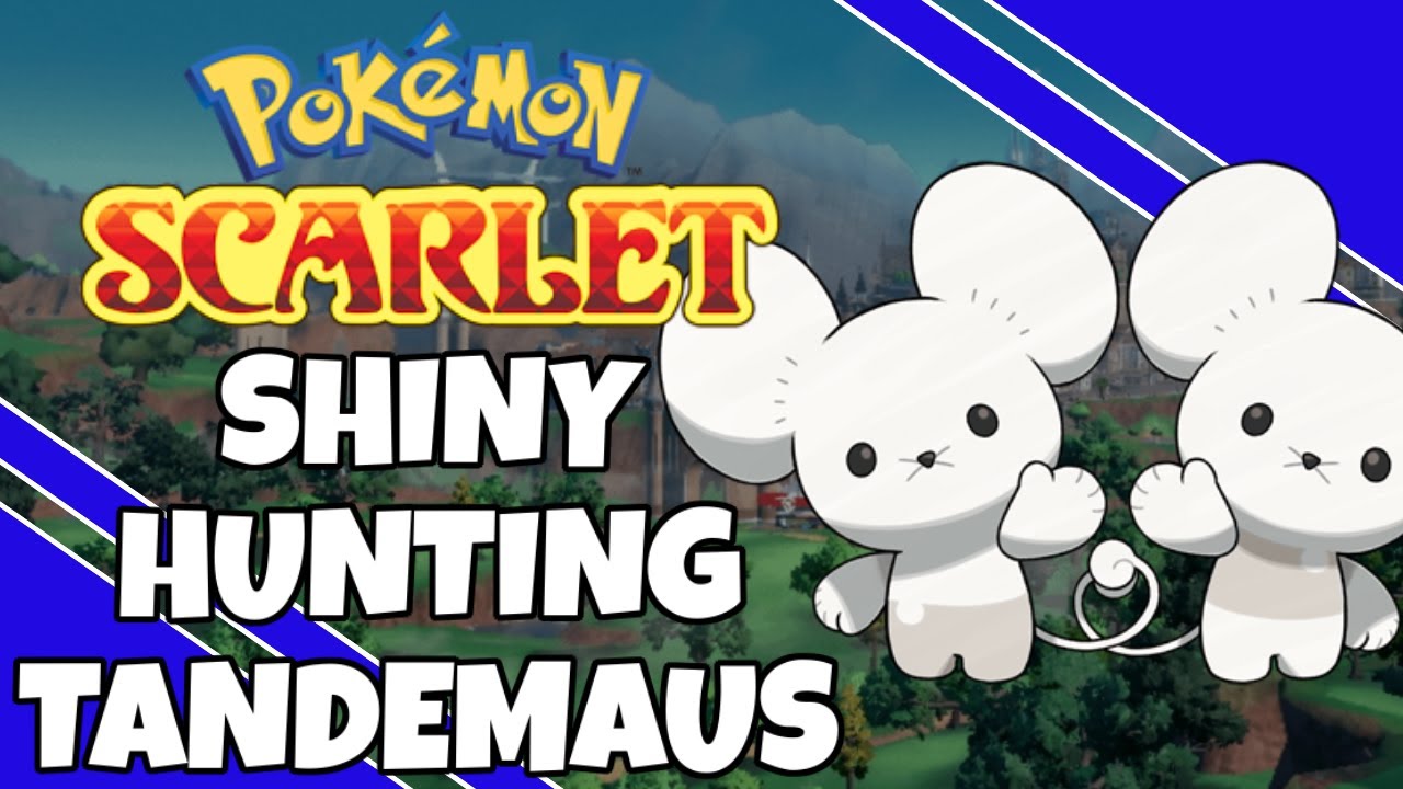 3 Shinies Found! Shiny Hunting Tandemaus | Pokemon Scarlet - YouTube