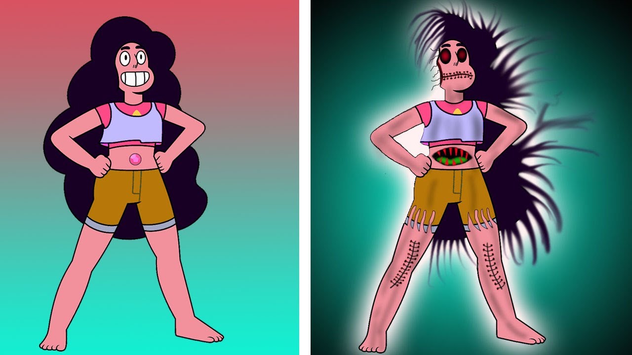 Steven Universe STEVONNIE As Horror Version - YouTube