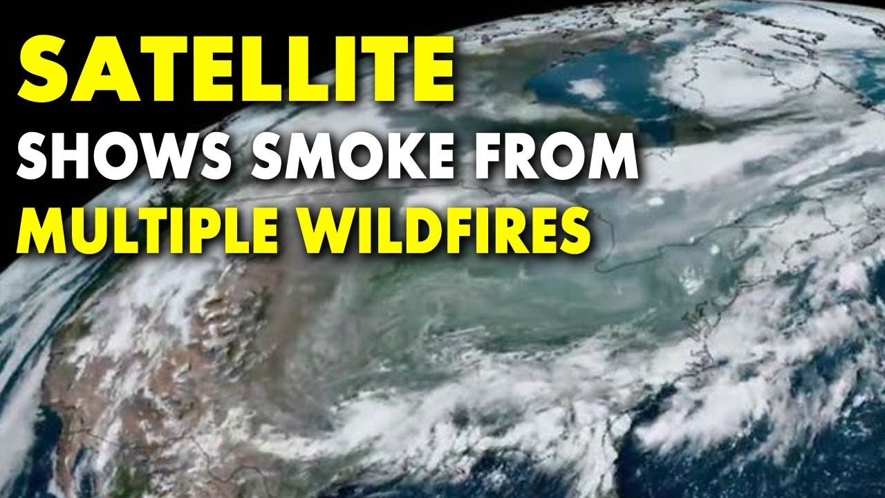 Satellite images show smoke of U.S. western wildfires from space | WION ...