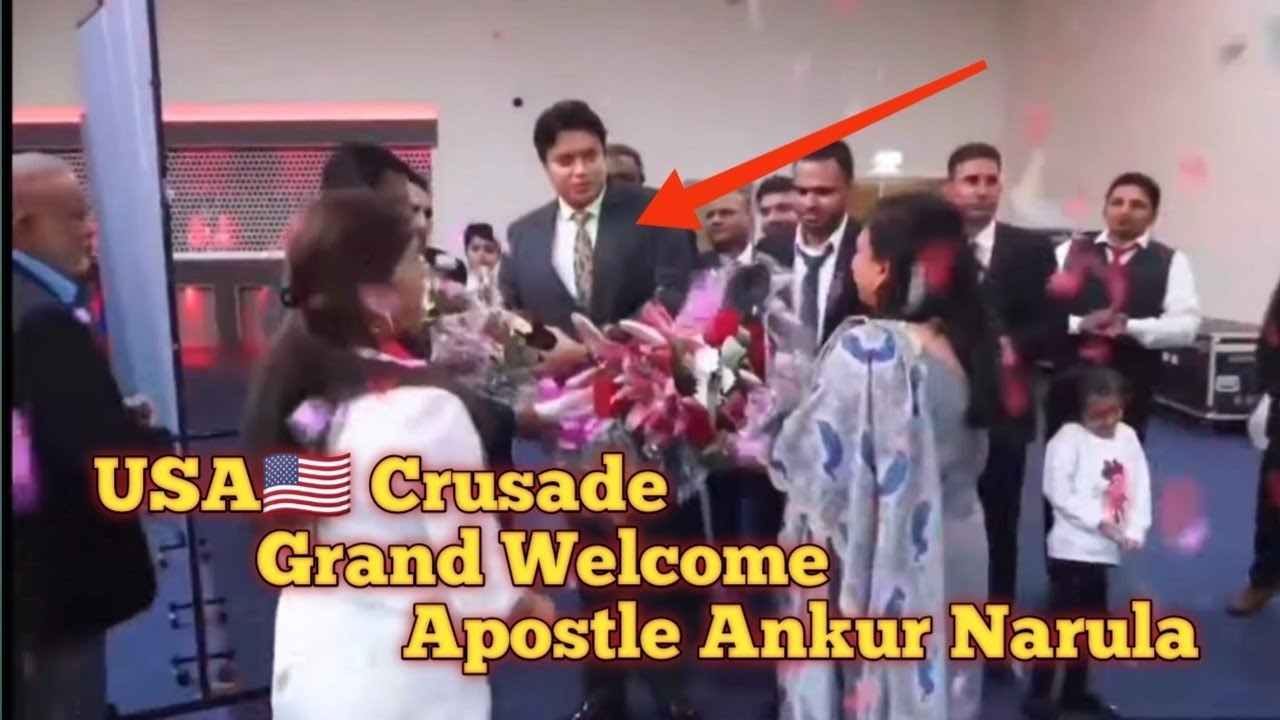 USA 🇺🇸 Crusade Grand Welcome🎉 Apostle Ankur Narula #ankurnarulaministries - YouTube