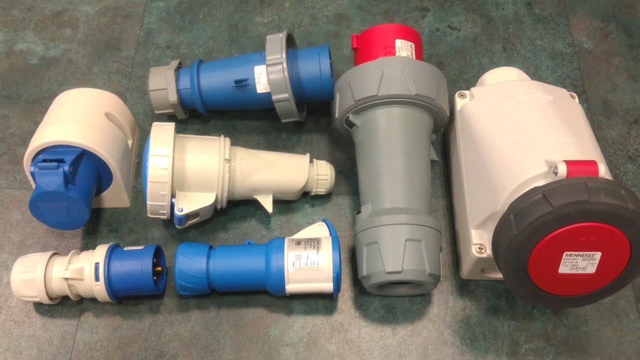 CEE Form Industrial Connectors - What's Inside - YouTube