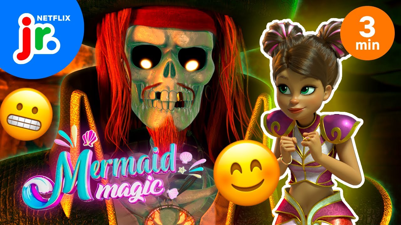 3 minuti di SIRENE e PIRATI 🧜‍♀️🏴‍☠️ Mermaid Magic | Netflix Junior ...