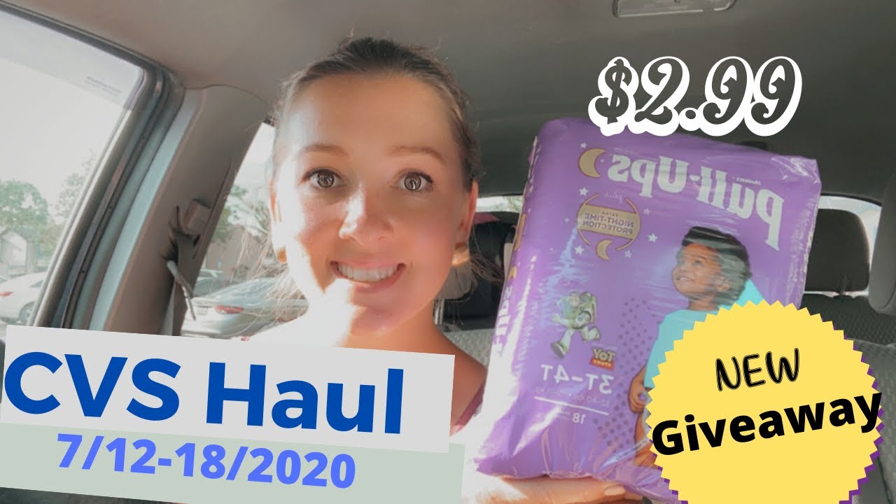CVS Haul 7/12-18/2020 I $2.99 Diapers! I Enter GIVEAWAY I HUGE MM ...