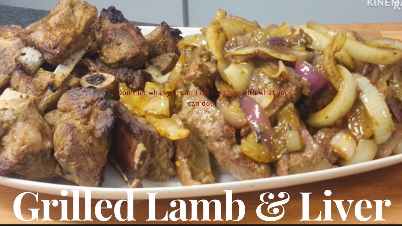👌Gambian Lamb Afra/Dibi || Green Seasoned Grilled Lamb || Try This ...