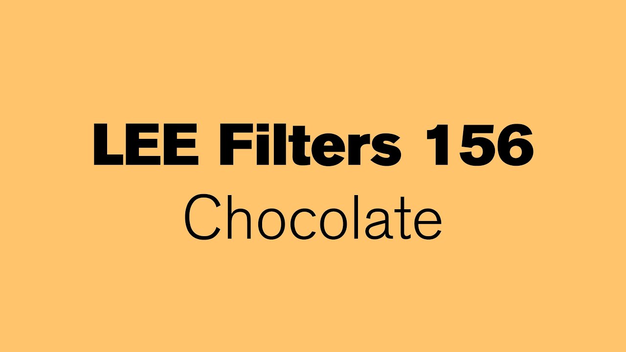 LEE Filters 156 - Chocolate screen (Color Filters) - 10 hours 4K Color ...