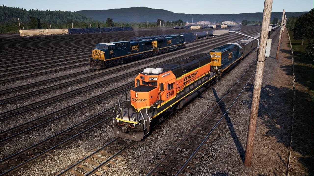 Train Sim World 5 BNSF EMD SD40-2, Sand Patch Grade, Rockwood - Cumberland, PS5 Gameplay - YouTube