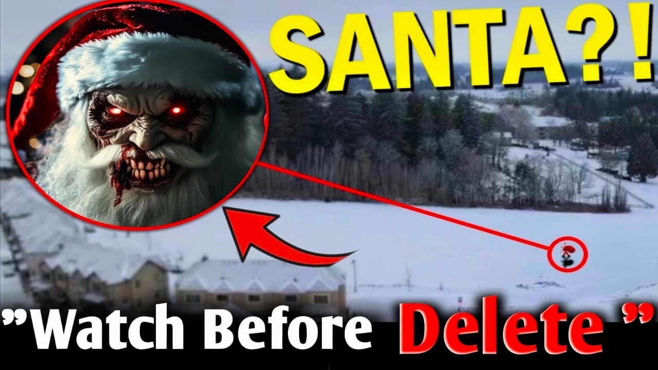 Santa Claus Caught on 14 Security Cameras Over New York | 2025 Real ...