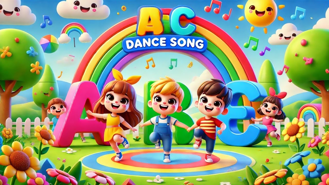 "ABC Dance Song for Kids | Fun Alphabet Nursery Rhyme | Learn ABCs with ...