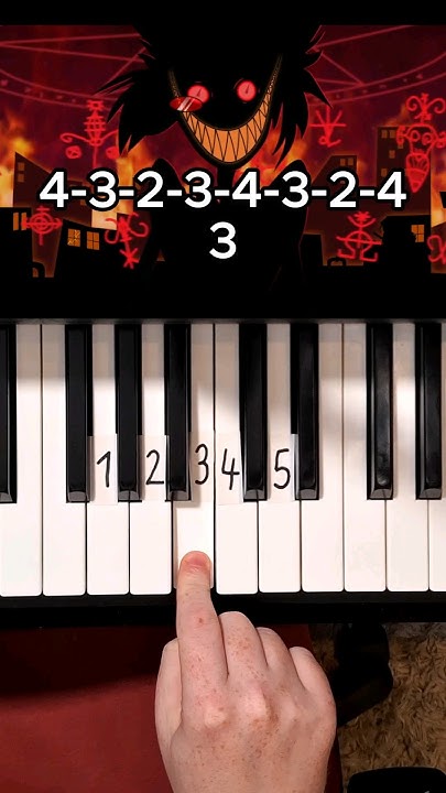 2/3 Insane A Hazbin Hotel Song Piano Tutorial #shorts - YouTube