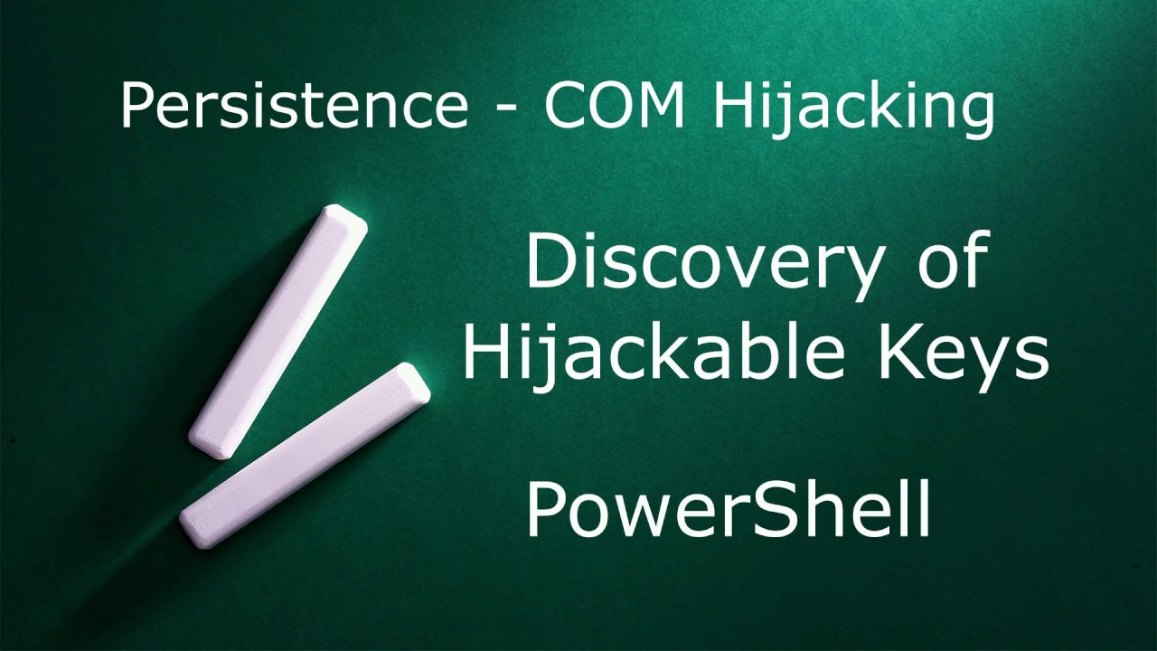 Persistence - COM Hijacking - YouTube