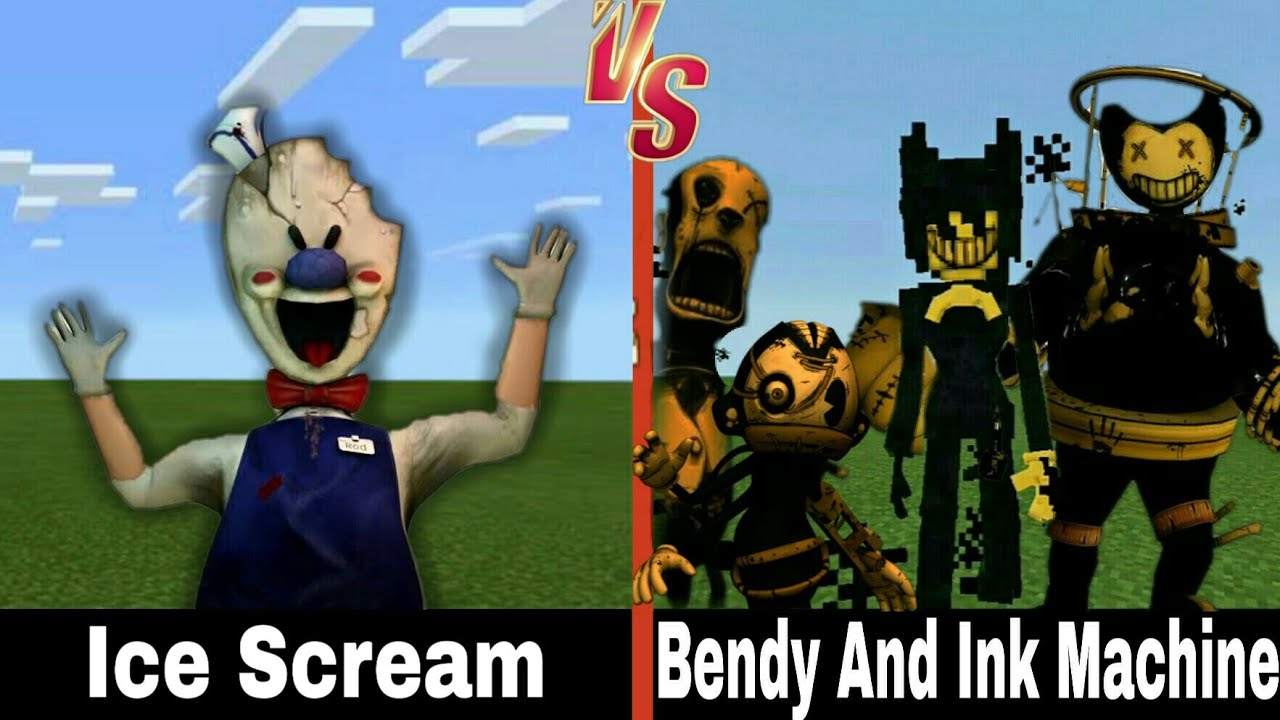 Ice Scream vs. Bendy and the Ink Machine | Minecraft (WRESTLE BATTLE ...