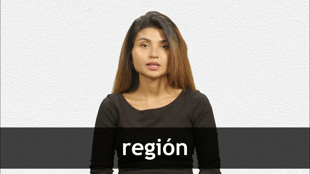 How to pronounce REGIÓN in Latin American Spanish - YouTube