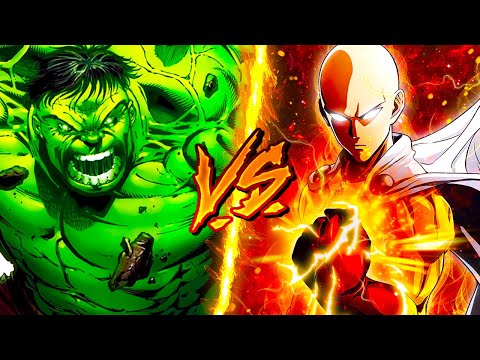 Can Saitama One Punch the Hulk? | Saitama VS Hulk | BATTLE ARENA | One Punch Man vs Marvel | DanCo