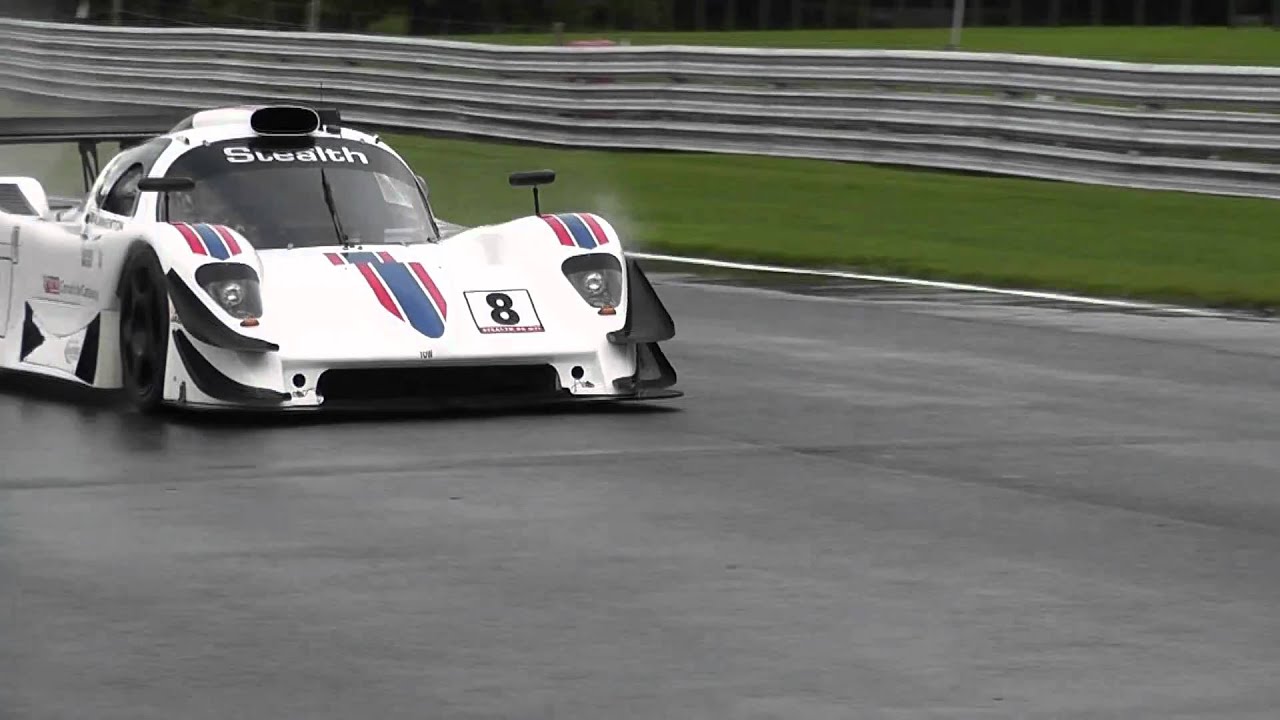 Alan Newton Stealth B6 FIA GT1 Oulton Park Tue 19 Oct 2010 - YouTube