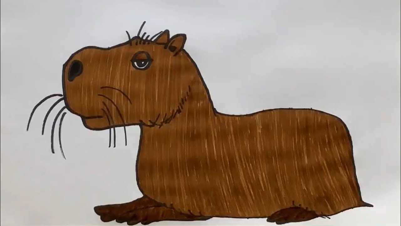 How to draw Capybara from Encanto ️ - YouTube