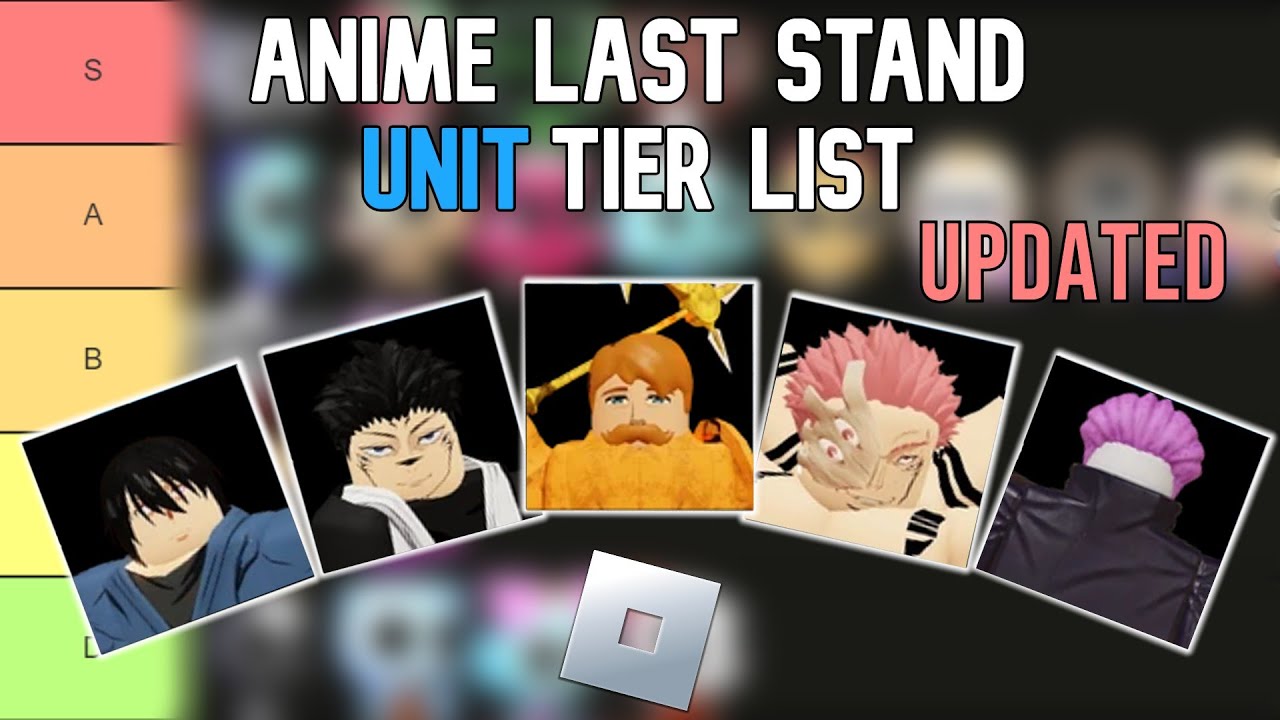 Anime Last Stand Unit Tier List - YouTube