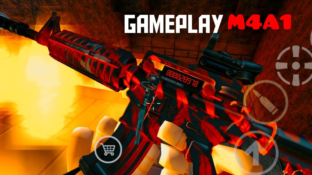 KUBOOM GAMEPLAY M4A1 FULLY IMPROVED - YouTube
