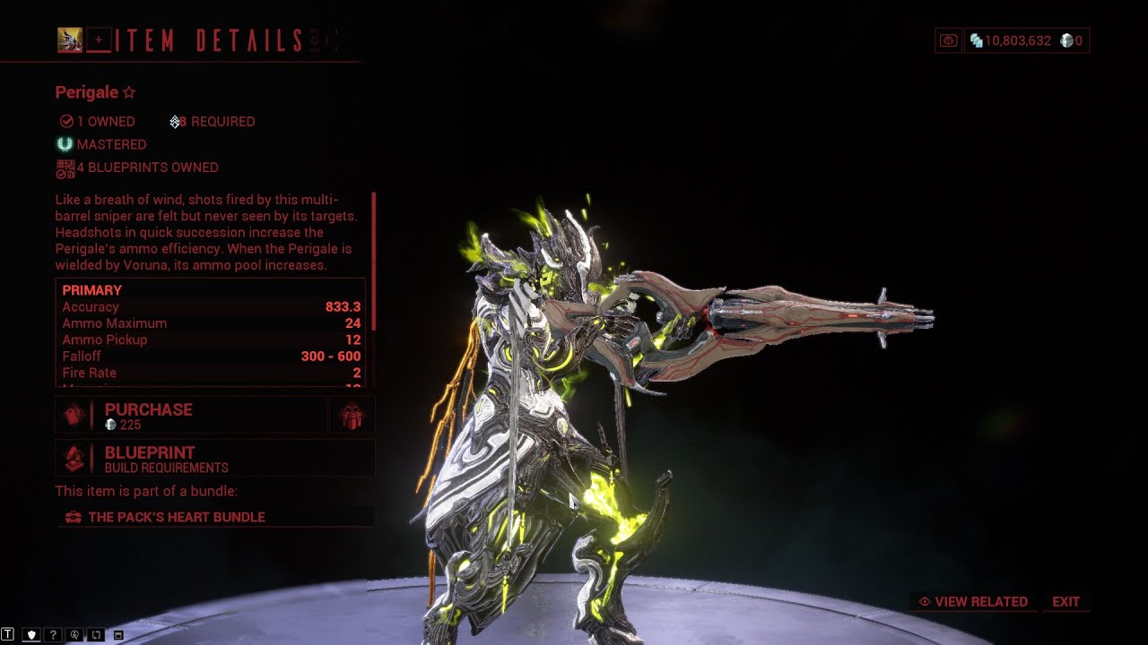 Warframe Perigale and Knell Prime God Roll Riven Test Eidolon Solo ...
