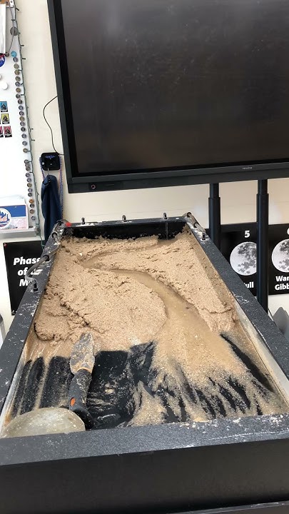 Stream Table Demonstration-Time Lapse #science #stream table #meanders ...