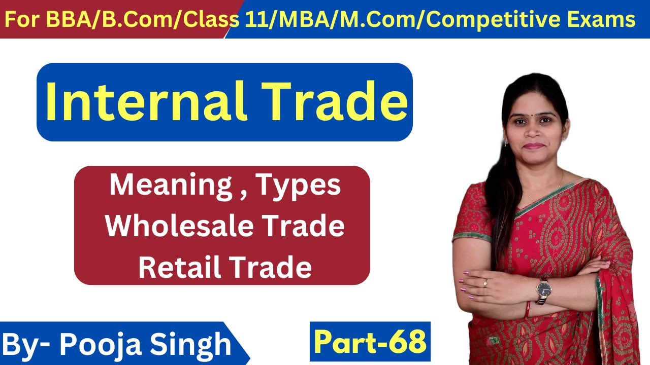 Trade | Internal Trade | Wholesaler | Retailer | Meaning | Types | Role ...