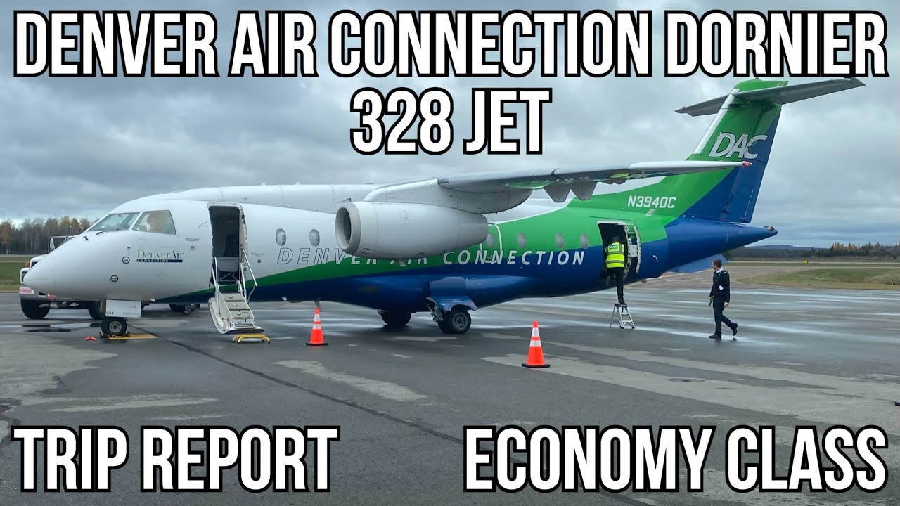 [TRIP REPORT] Denver Air Connection Dornier 328 Jet | Ironwood, MI (IWD ...