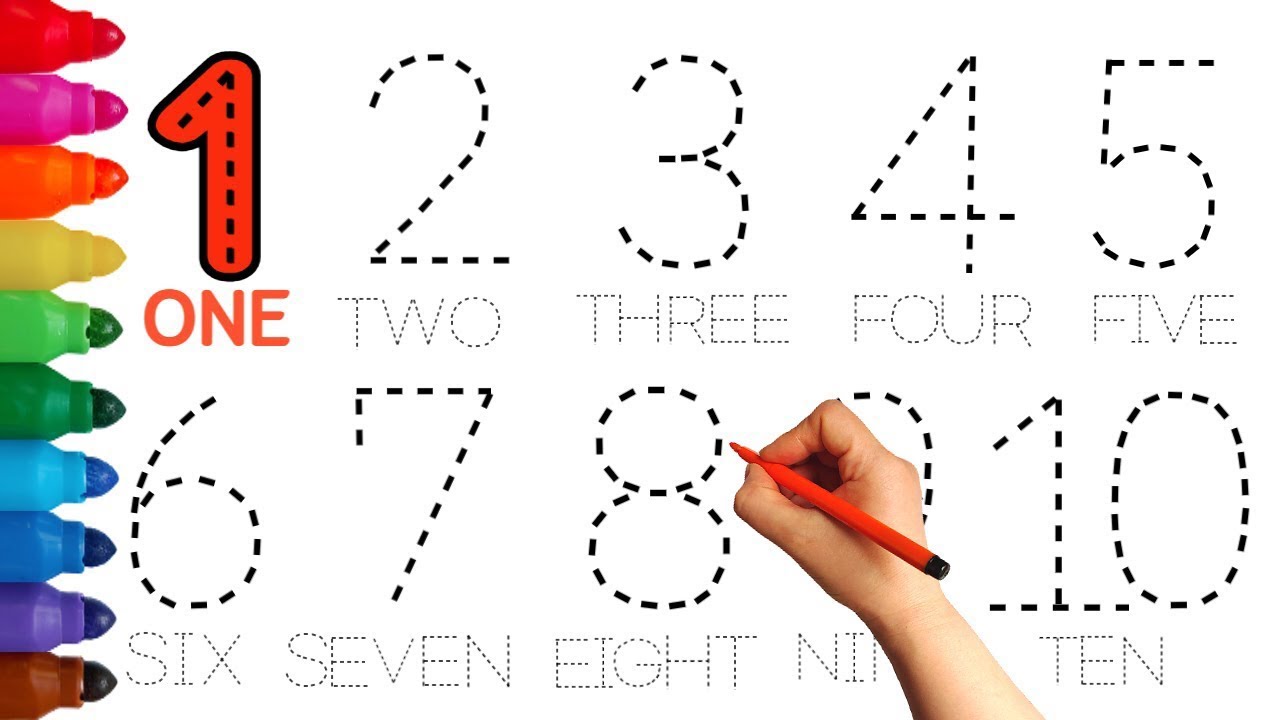 Learning the Numbers || Coloring for Numbers with Toys || Easy Learning ...