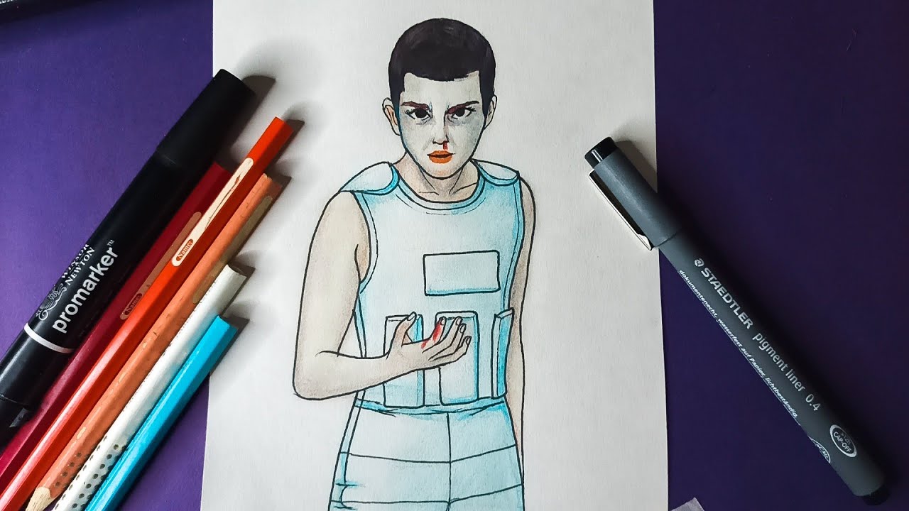 Dessin Eleven Stranger Things Facile Saison 3 | Chtoby Pomnili