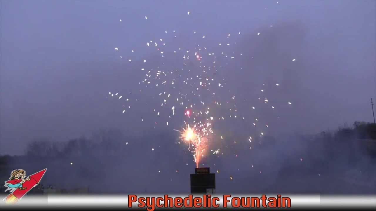 Psychedelic Fountain - Wild Willy's Fireworks - YouTube