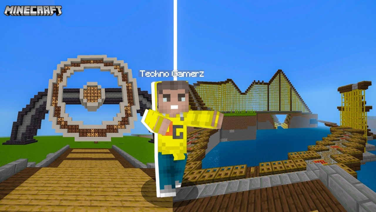 Minecraft Techno Gamerz Amusement Park Explore @TechnoGamerzOfficial ...